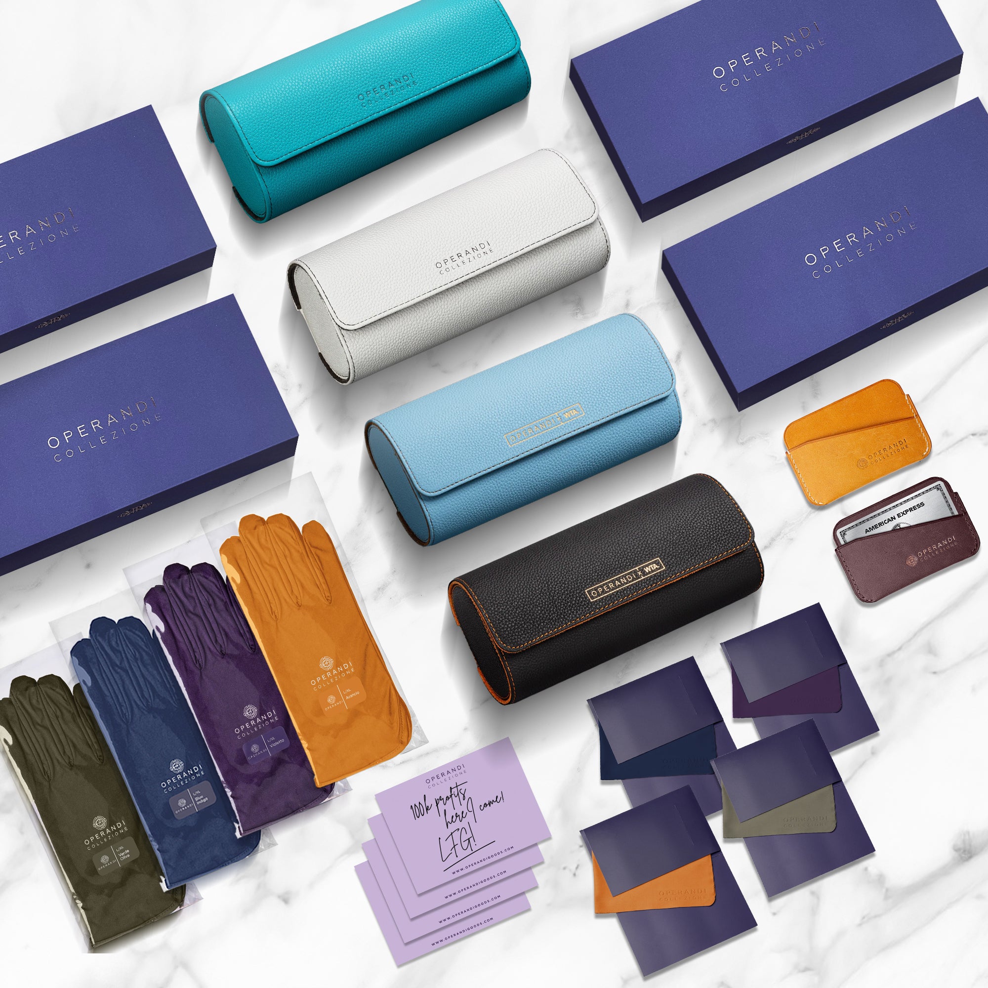 Operandi Elite Kit | WTA Limited Edition Italian Leather Watch Roll